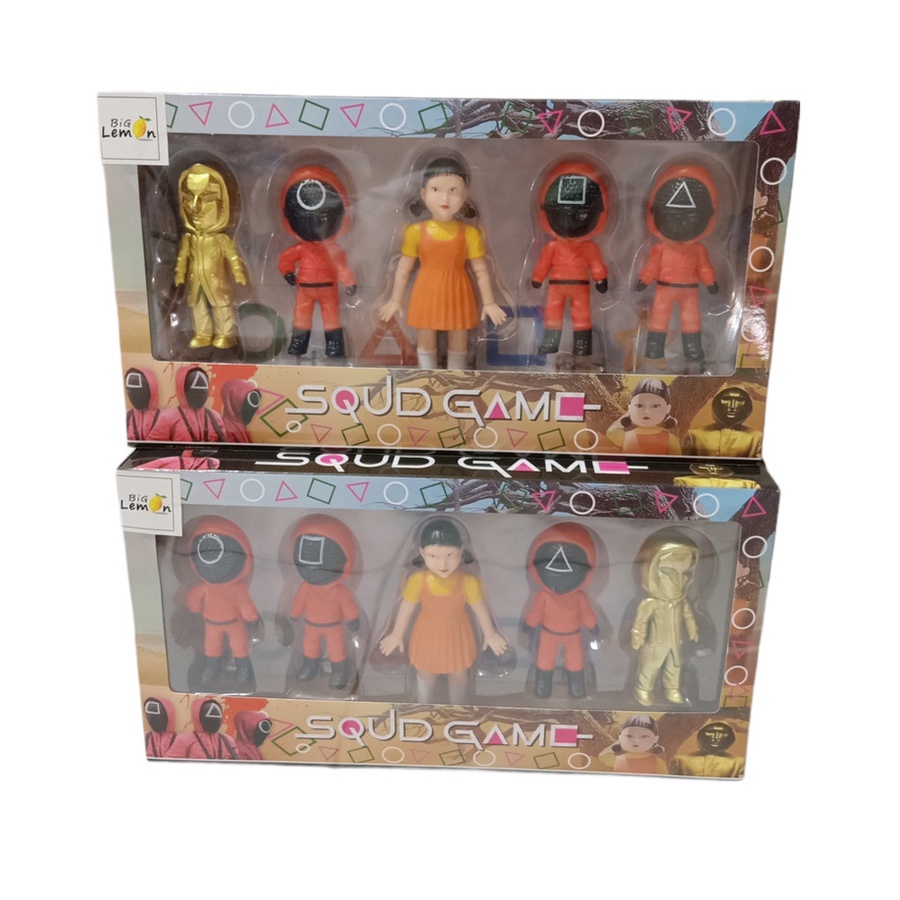 Jual Mainan Robot Figure Squid Game Boneka Squid Game Viral PAJANGAN ...