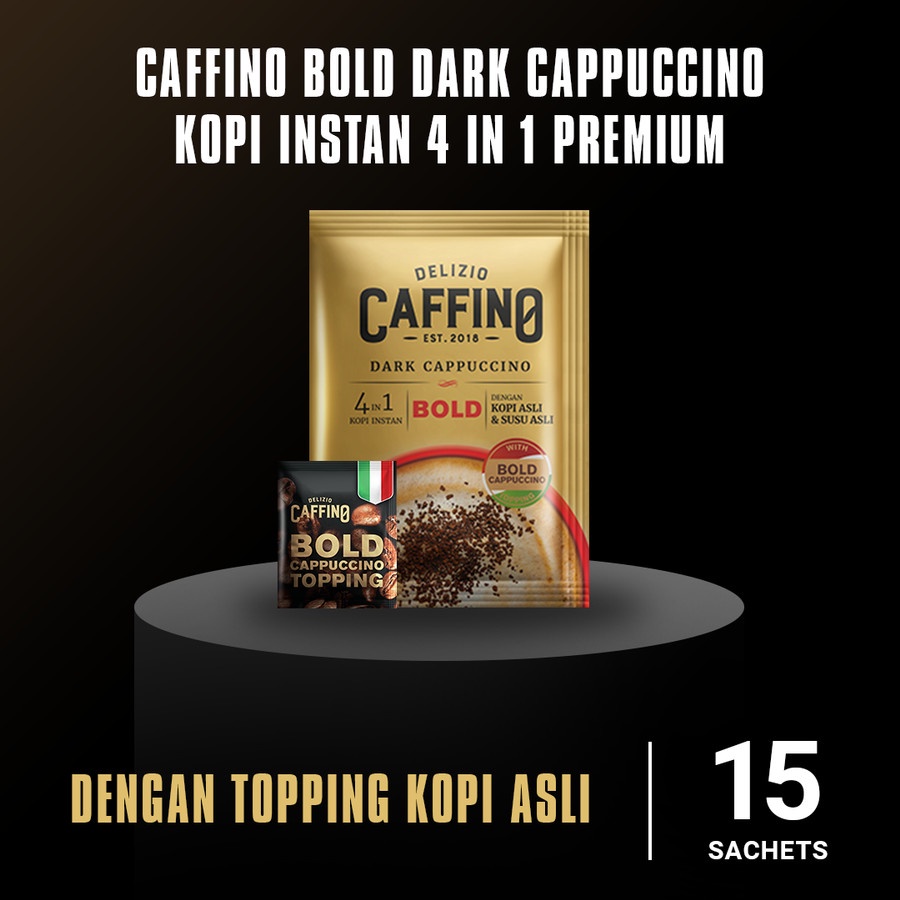 Jual Caffino Kopi Latte Bold Dark Cappuccino Renteng [25 gr x 15 ...
