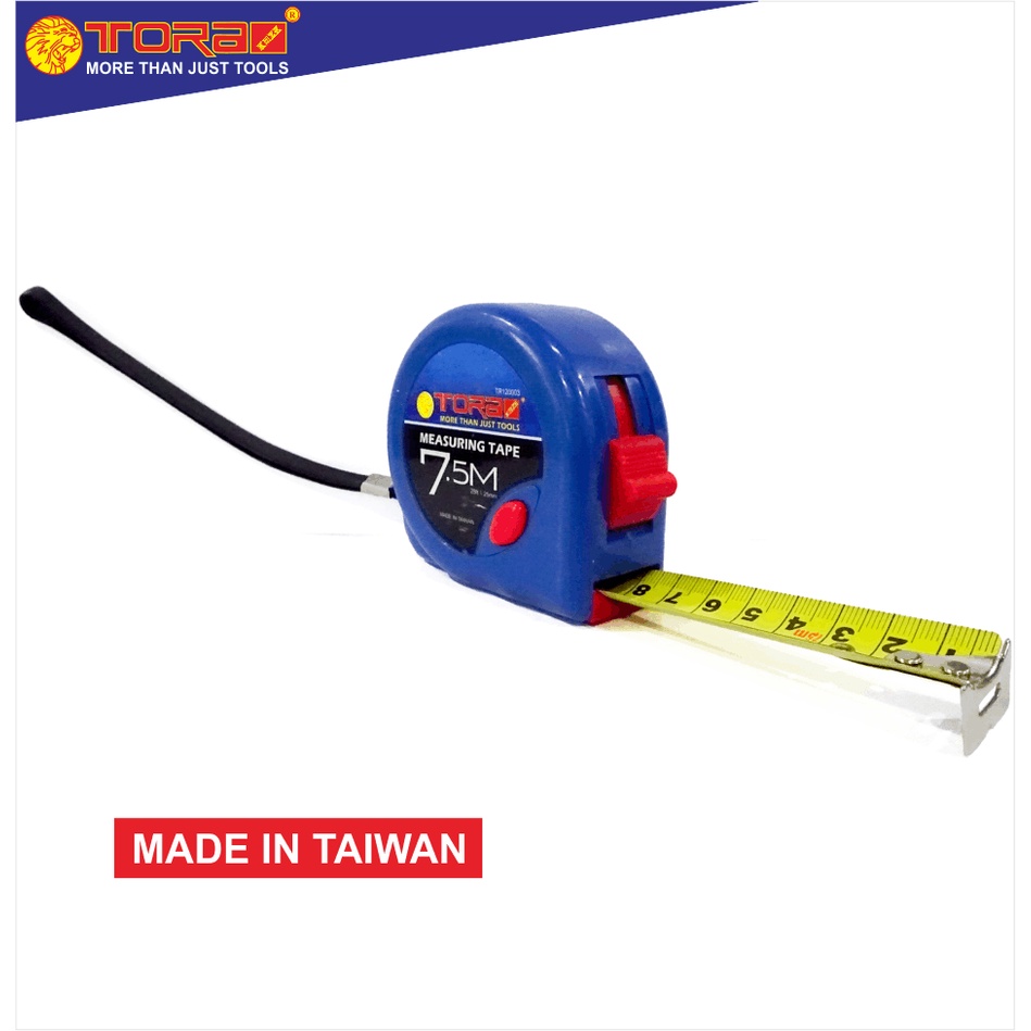 Jual CLEARANCE SALE TORA Meteran 7.5 Meter Body Biru - TAIWAN | Shopee ...