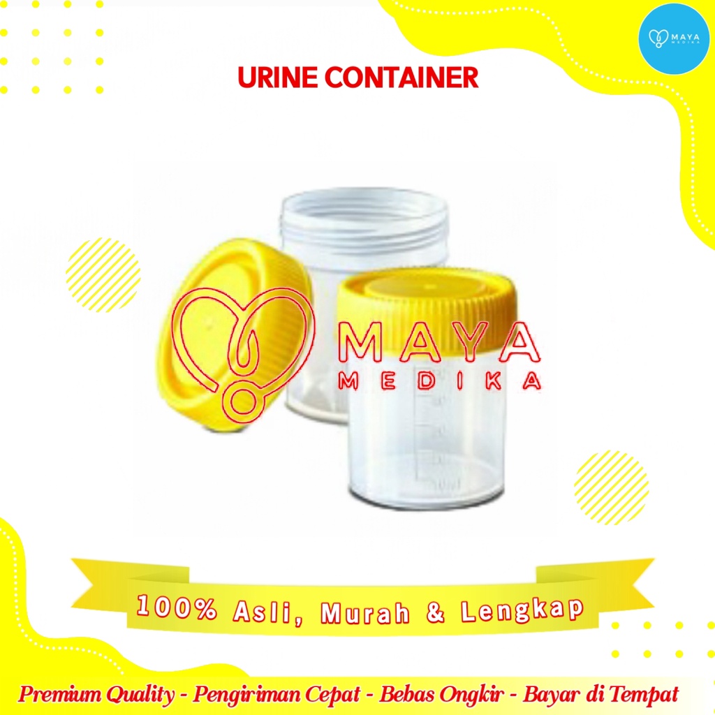 Jual Urine Container 60 ml Steril dan Non Steril One Med | Shopee Indonesia
