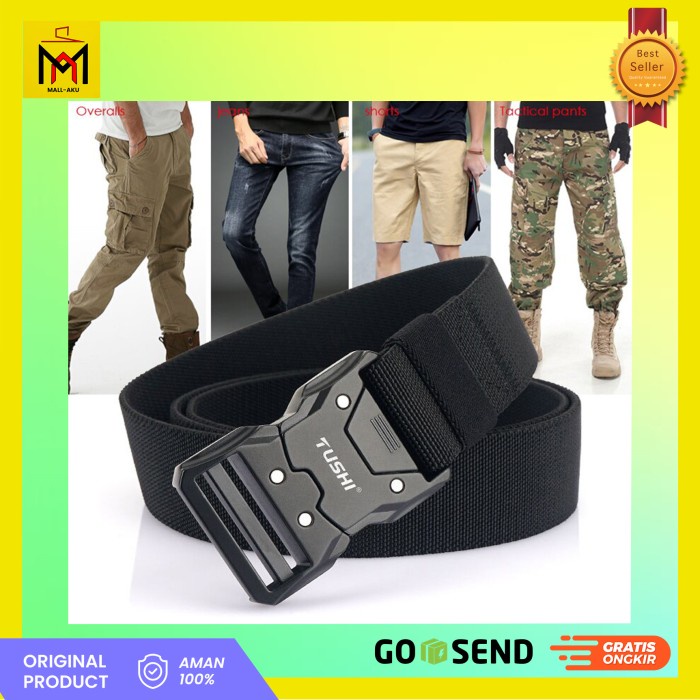 Jual Gesper/Sabuk Ikat Pinggang Militer Nilon Tactical Fast Unlock | Shopee Indonesia