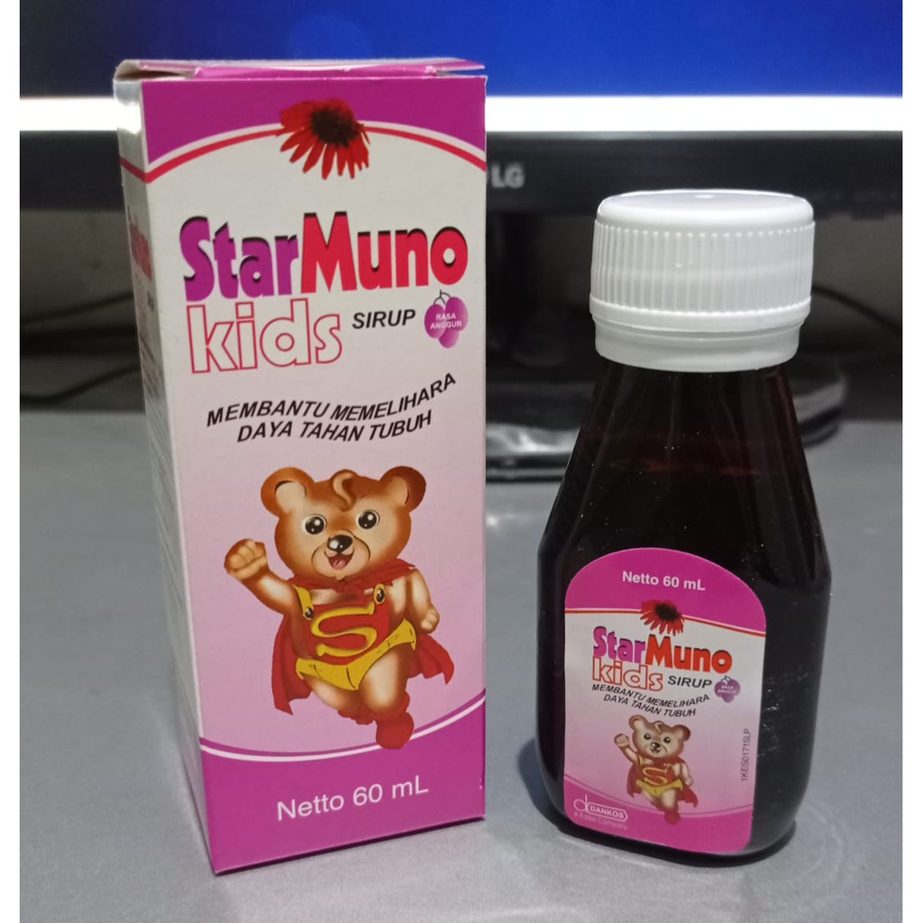 Jual Starmuno Kids sirup multivitamin zinc anak, daya tahan tubuh, imun ...