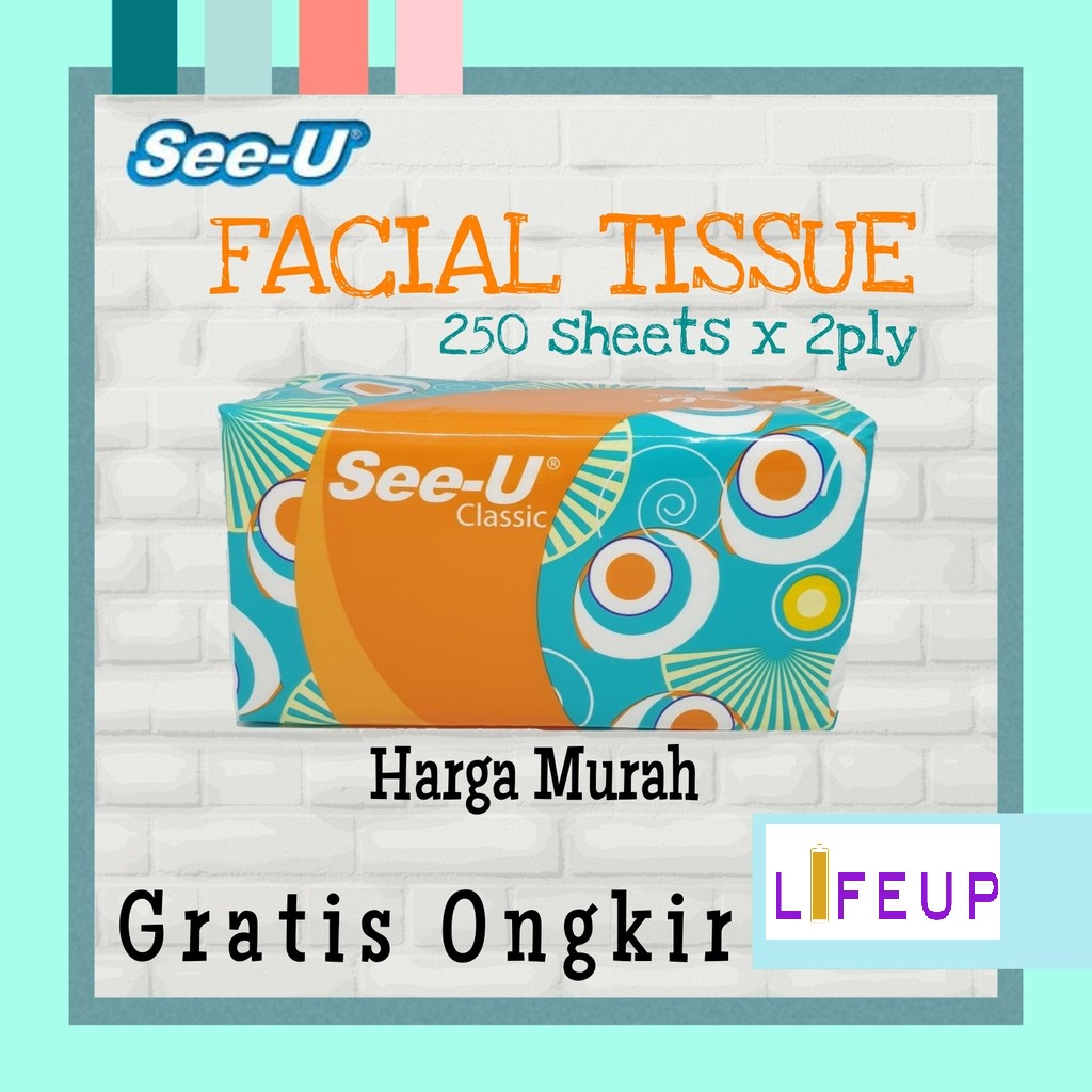 Jual FACIAL TISSUE SEE-U 250'S / TISU WAJAH 250 sheets x 2ply SEE U ...