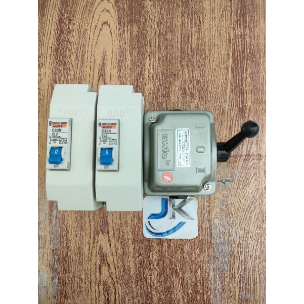 Jual PERALATAN PEMUTUS LISTRIK EWIG 3 JALUR 15 AMP NCB Cl2 MAMPU DAYA ...