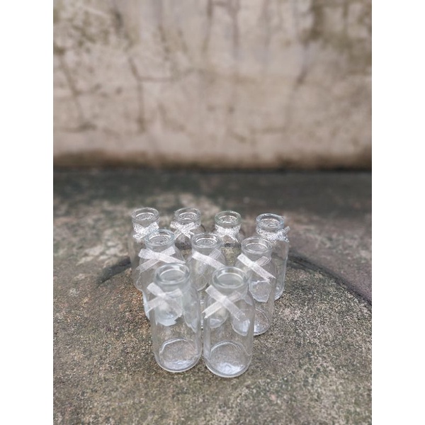 Jual Vas Bunga / Vas Mini aesthetic / Vas Botol Kaca / Batu Hias / Batu ...