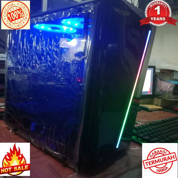 Jual Terlaris PC CPU RAKITAN GAMING CORE i7 with VGA GTX 1050ti 4gb Ddr5 Ram 8gb Hdd 1tb Led LG ...