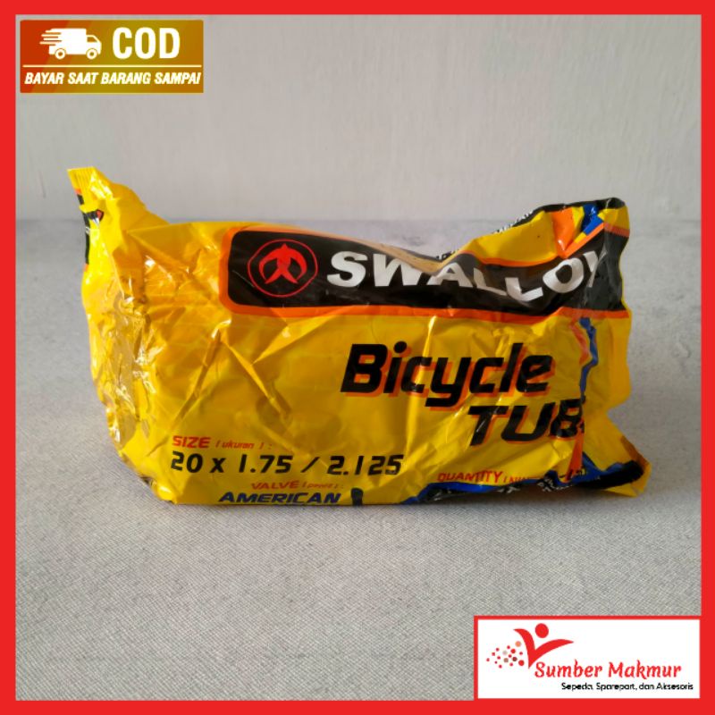 Jual Ban Dalam Sepeda Anak Ukuran 20 x 1.75/2.125 Swallow Atlantis BMX MINI LIPAT | Shopee Indonesia