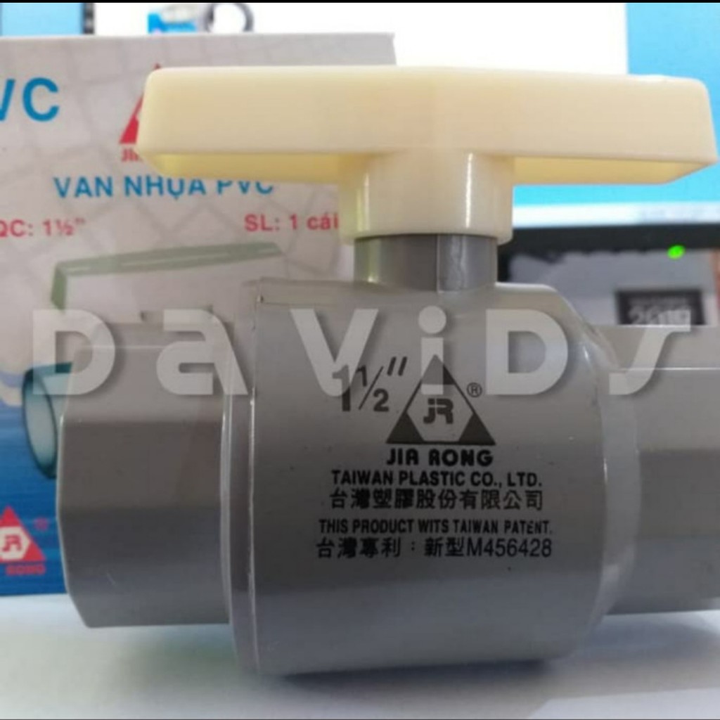 Jual BALL VALVE/STOP KRAN PVC 1 1/2" JIA RONG ( JR ) | Shopee Indonesia