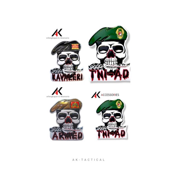 Jual STIKER TIMBUL/STIKER MOTOR/STIKER MOBIL/TNI AD/ARMED/KAVALERI ...