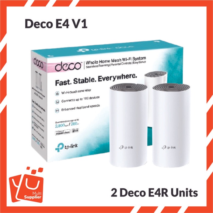 Jual TP-Link Deco E4 AC1200 Mesh WiFi Router Whole Home Wi-Fi System ...