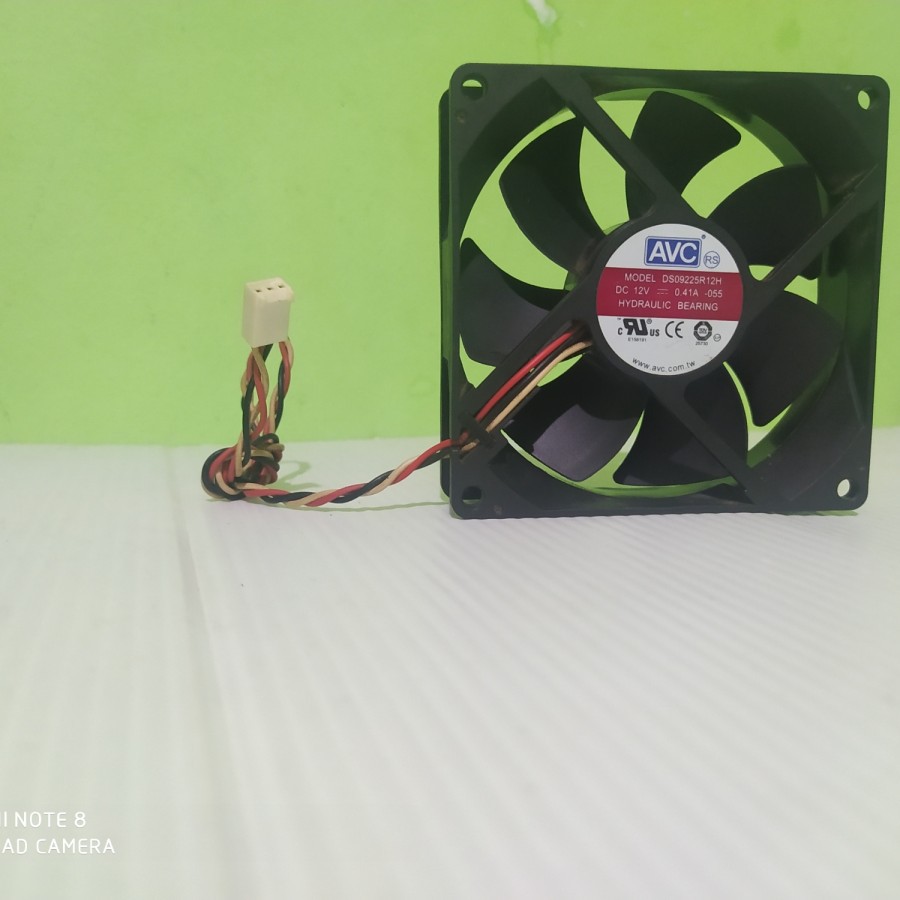 Jual FAN 9CM AVC DS09225R12H DC.12V 0.41A HYDRAULIC BEARING 3PIN | Shopee Indonesia