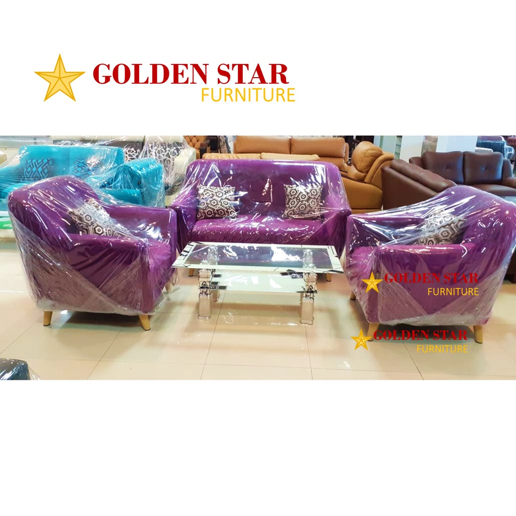 Jual Sofa Scandinavian Kain Beludru/bludru minimalis kursi tamu 211 ...