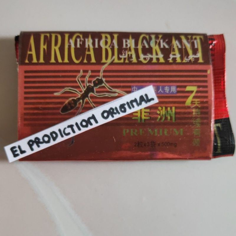 Jual eceran persanchet perbungkus kapsul Africa black an semut hitam ...