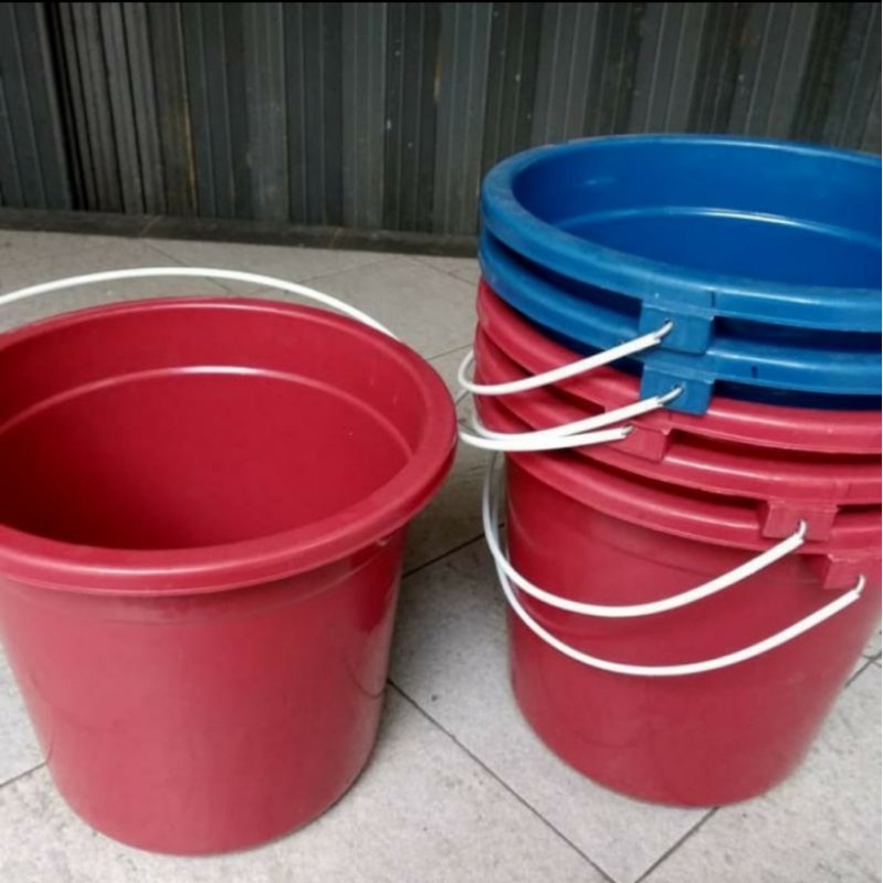 Jual Ember Plastik 4 Galon Warna Murah Tanpa Tutup | Shopee Indonesia
