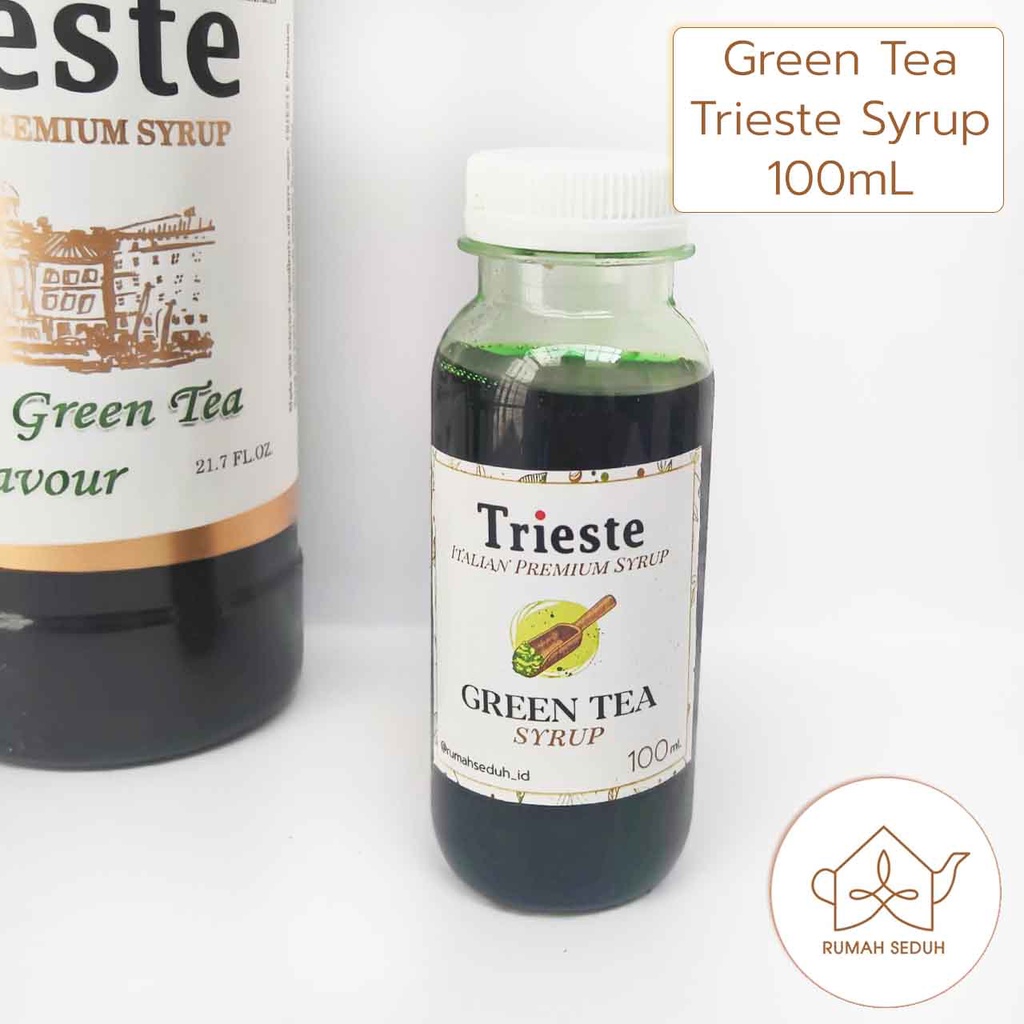 Jual 100 mL Trieste Matcha Green Tea Syrup - Sirup Macha Teh Hijau ...