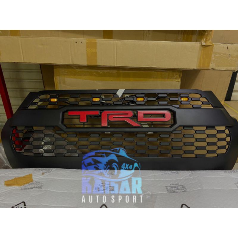 Jual Grill Mobil Hilux Revo Rocco 2021 Model TRD Led Import Plastik Abs ...