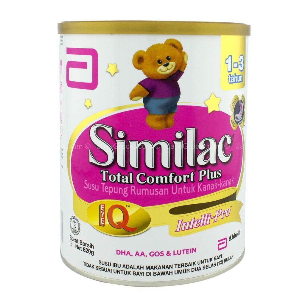 Jual SUSU SIMILAC TOTAL COMFORT (1-3 TAHUN) ABBOTT MLY 820gr Original ...