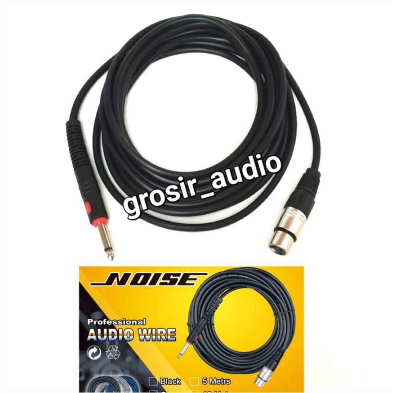 Jual KABEL MIC 5M HITAM NOISE, KABEL MIC ALVEY 5M ,KABEL MIC 5M EALSEM ...