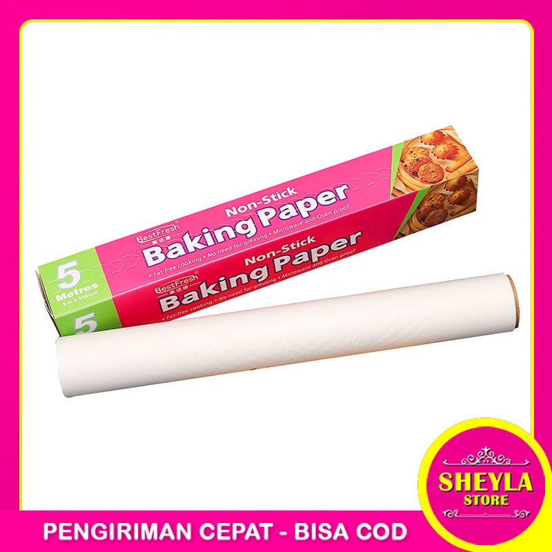 Jual Kertas Roti Baking Paper Non-Stick / Kertas Roti Kue Anti Lengket ...