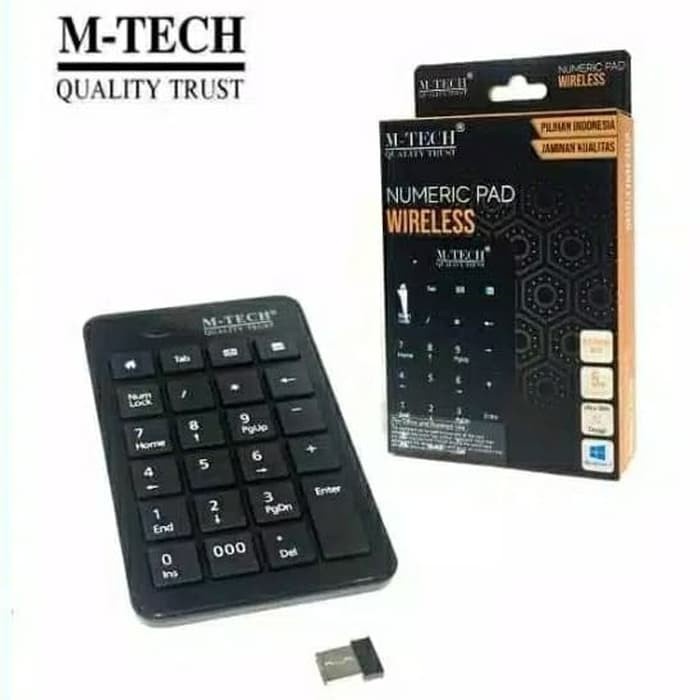 Jual Keyboard M-Tech Original Keypad Angka Numerik Kasir Wireless ...