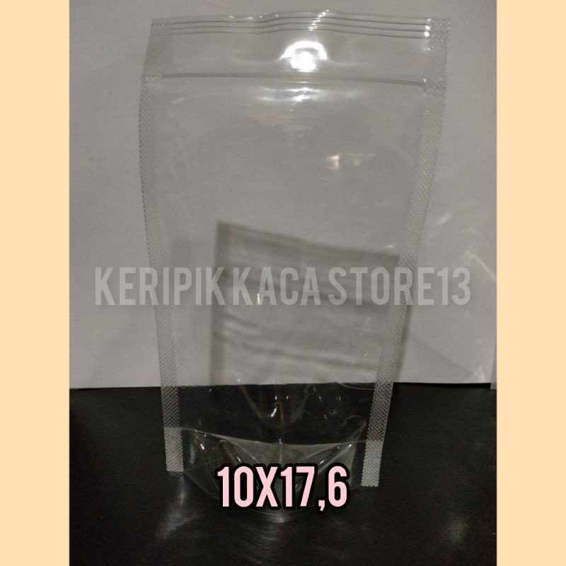 Jual STANDING POUCH 10X17 ZIP LOCK | PLASTIK KLIP DOUBLE SEAL ...