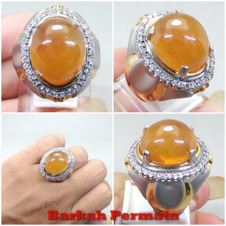 Jual Batu Cincin Akik Yellow Safir Yakut Kuning Asli | Shopee Indonesia