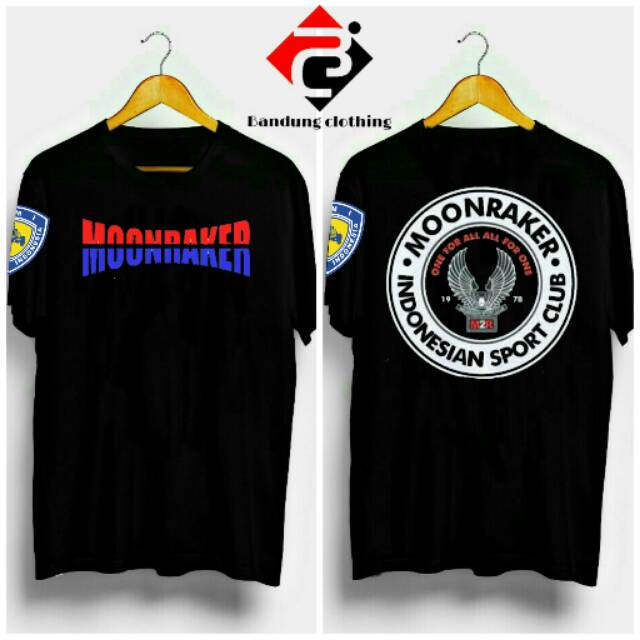 Jual Baju kaos tshirt moonraker indonesia imi m2r simple keren | Shopee Indonesia
