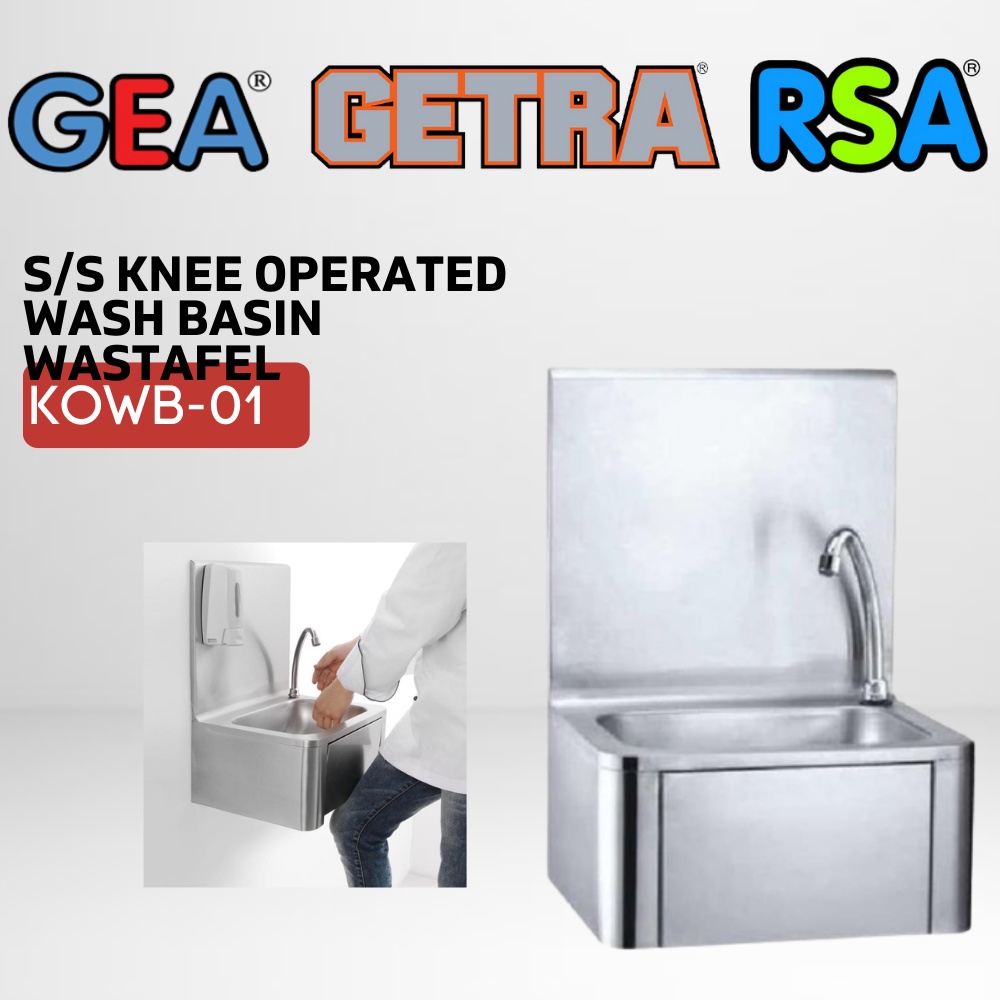 Jual KOWB-01 GETRA S/S KNEE OPERATED WASH BASIN WASTAFEL GARANSI RESMI ...