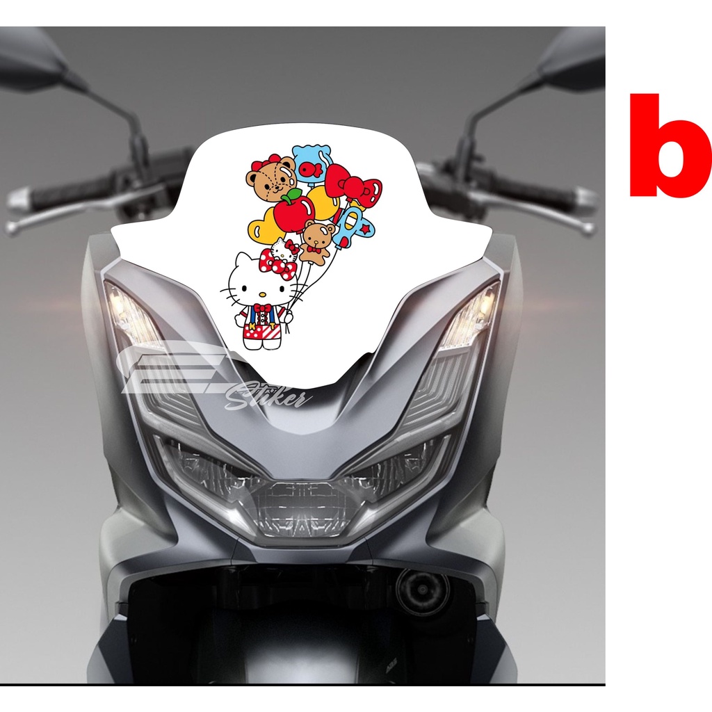 Jual STIKER WINDSHIELD VISOR PCX / STIKER MICA DEPAN PCX / STIKER ...