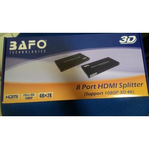 Jual HDMI Splitter Bafo 8port / Hdmi splitter 1-8 bafo | Shopee Indonesia