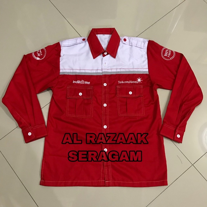 Jual SERAGAM INDIHOME TERBARU - BAJU INDIHOME BARU - KEMEJA KERJA ...
