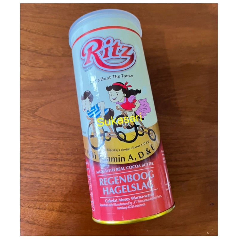 Jual Ritz Chocolate meses 300gr warna warni Hagelslag Regenboog 300 gr ...