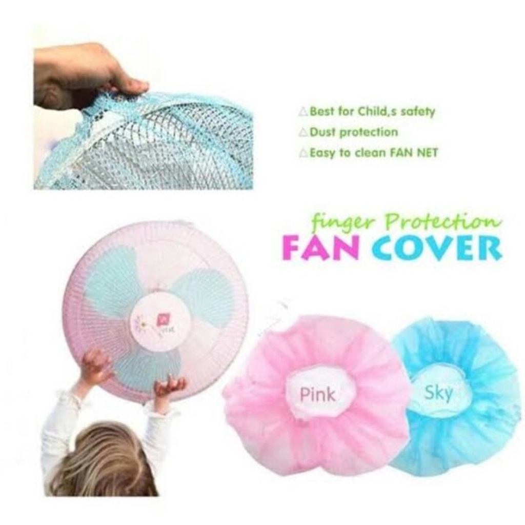 Jual Sarung Kipas Angin Pelindung Penutup Jaring Kipas Angin Fan Cover ...