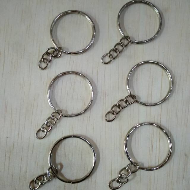 Jual RING GANCI BIASA _ GANTUNGAN KUNCI POLOS LUSINAN | Shopee Indonesia