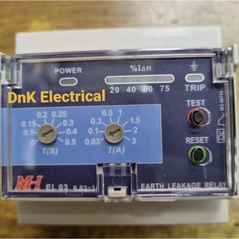 Jual Earth Leakage Relay/ELR Merk MH EL 03/EL03 | Shopee Indonesia