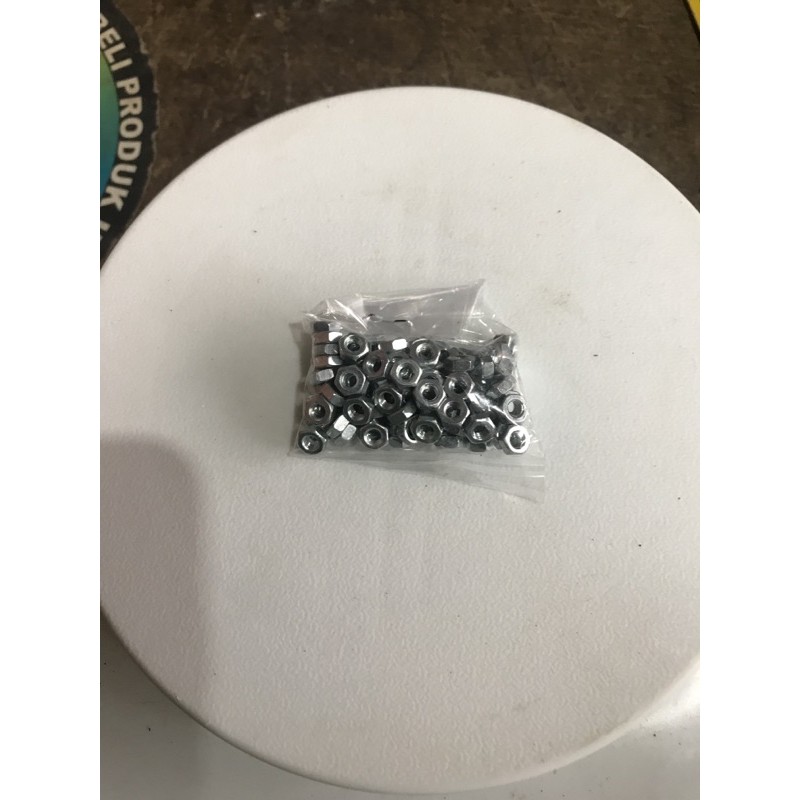 Jual MUR BAUT 3MM ISI 100 PC | Shopee Indonesia