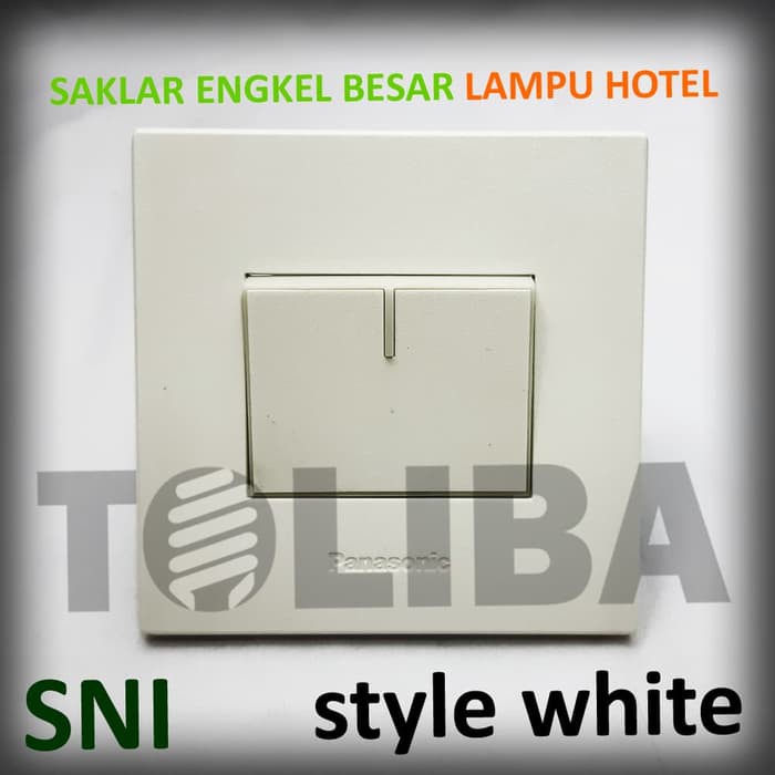 Jual saklar engkel besar lampu hotel ib panasonic saklar minimalis ...