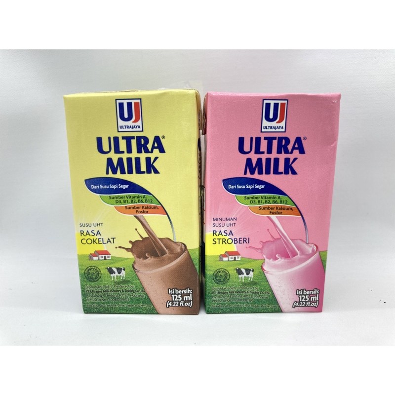 Jual Ultra Milk SUSU UHT 125ml MINI TAPI BUKAN MIMI All Varian | Shopee ...