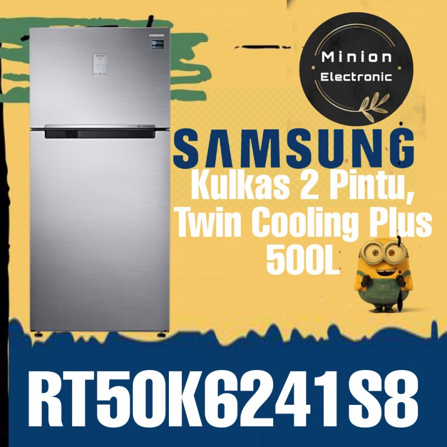 Jual SAMSUNG RT50K6241S8 - Kulkas Digital Inverter 2 Pintu, 500L ...