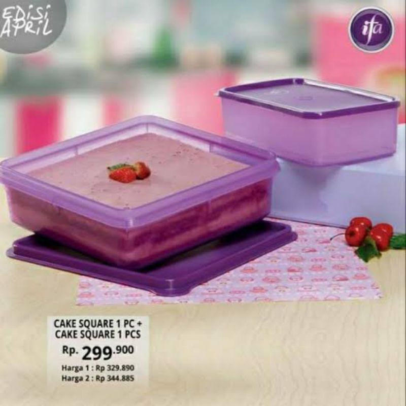Jual CAKE & HAPPY SQUARE/WADAH KUE IFA COOKWARE | Shopee Indonesia