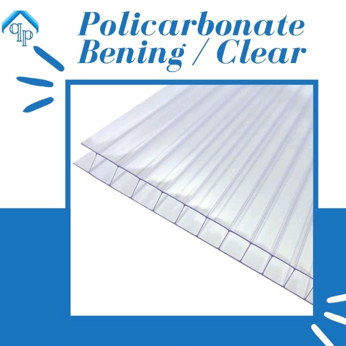 Jual Polycarbonate / Policarbonate Murah Clear dan Grey | Shopee Indonesia