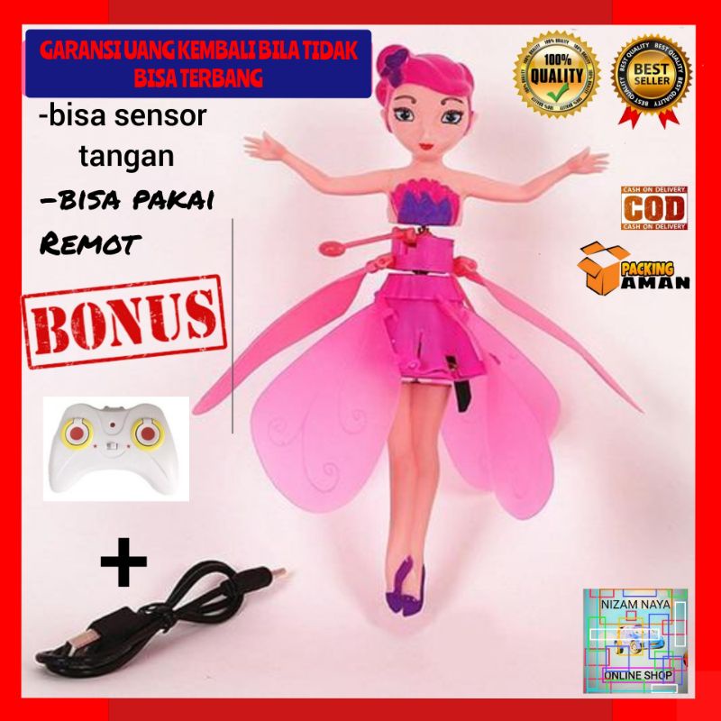 Jual Frozen Elsa Peri Terbang Mainan Terbang Remote Control Helikopter ...