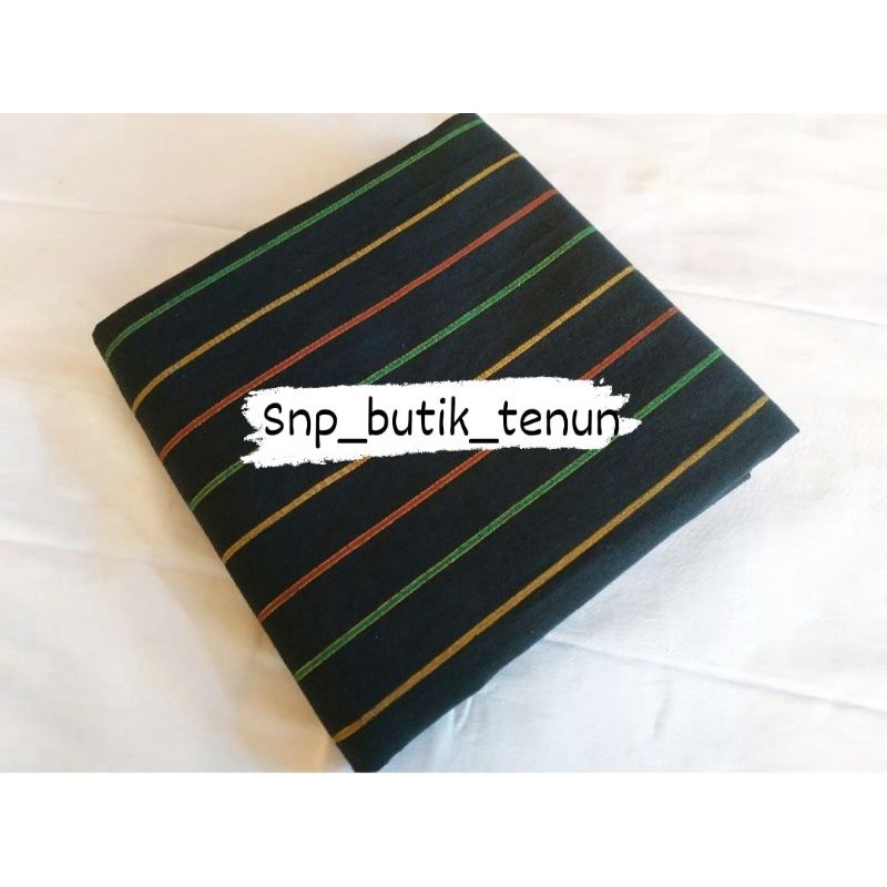 Jual TENUN LURIK GARIS KAIN TENUN LURIK KAIN LURIK TENUN H NAIM ...