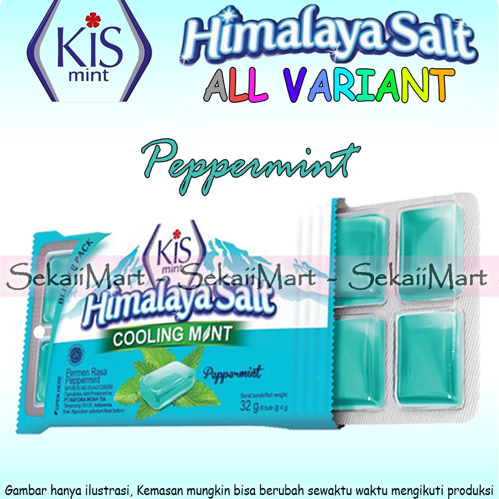 Jual KISS Himalaya Salt Cooling Mint - Permen Garam Himalayan Blister ...