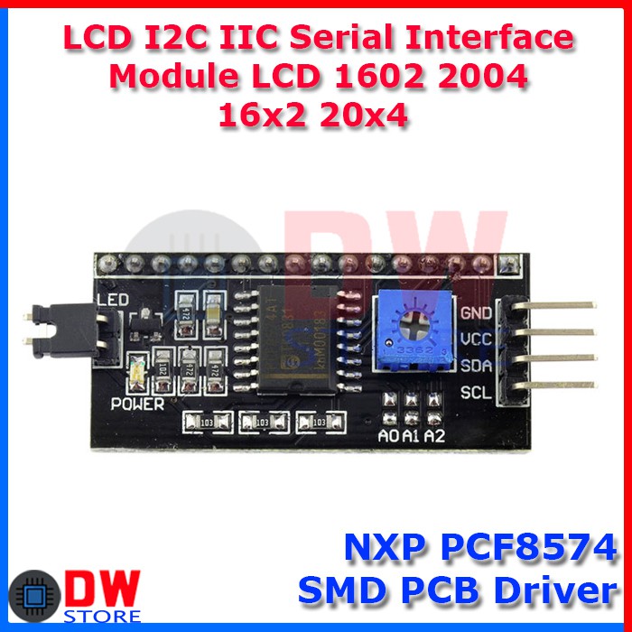 Jual I2C IIC SERIAL INTERFACE LCD1602 LCD 1602 LCD1602A ADAPTER ... Jual I2C IIC SERIAL INTERFACE LCD1602 LCD 1602 LCD1602A ADAPTER ...