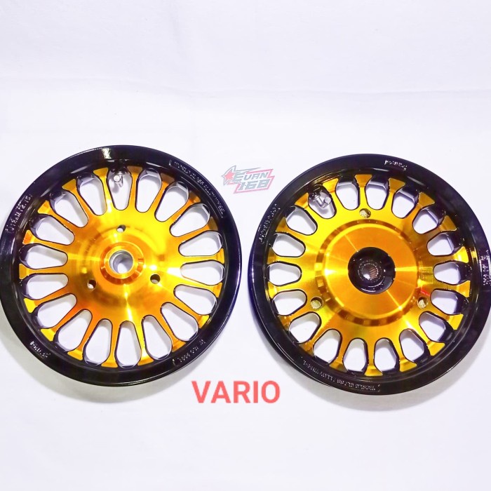 Jual Velg Racing Vnd Roullete Ring 12 Vario Beat Scoopy Black Gold Original Promo | Shopee Indonesia