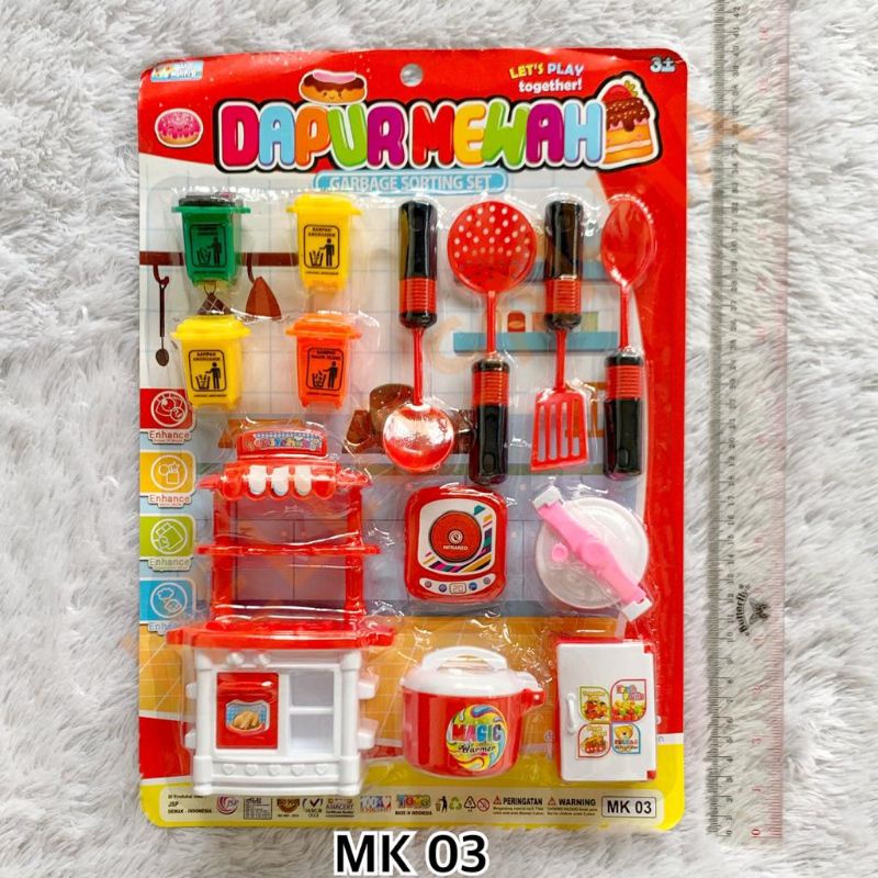 Jual MAINAN MK 03 DAPUR MEWAH KITCHEN SET COOKING MASAK MASAKAN ...