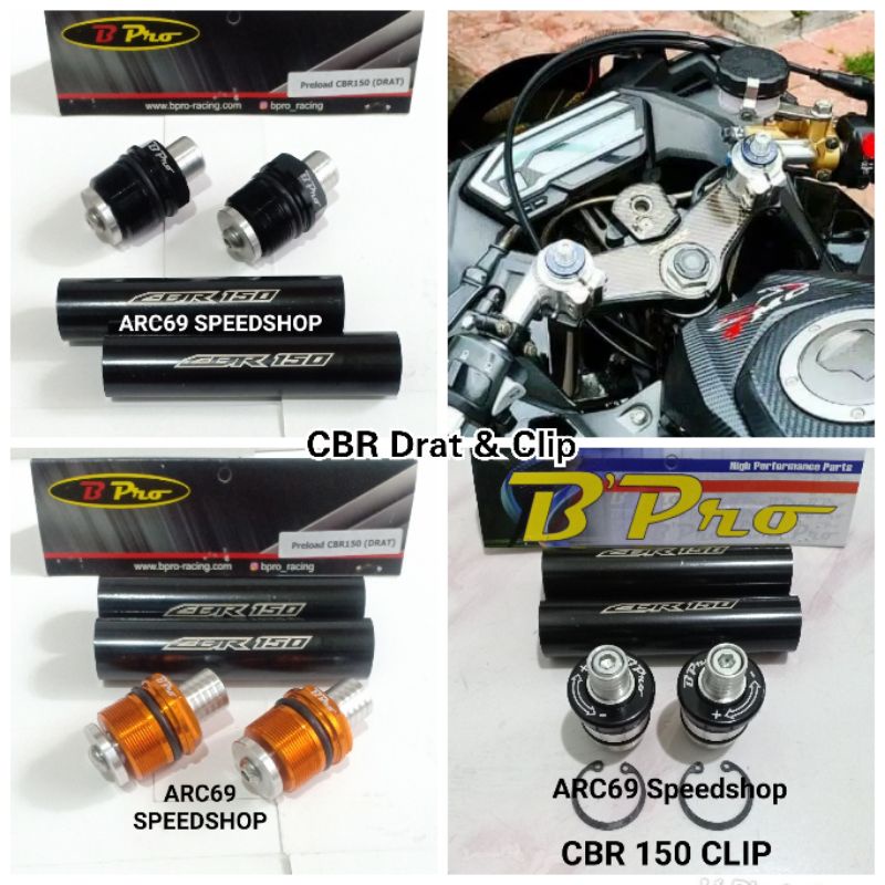 Jual Preload Bpro setelan Shock Depan Honda CBR 150 Clip dan Drat ...