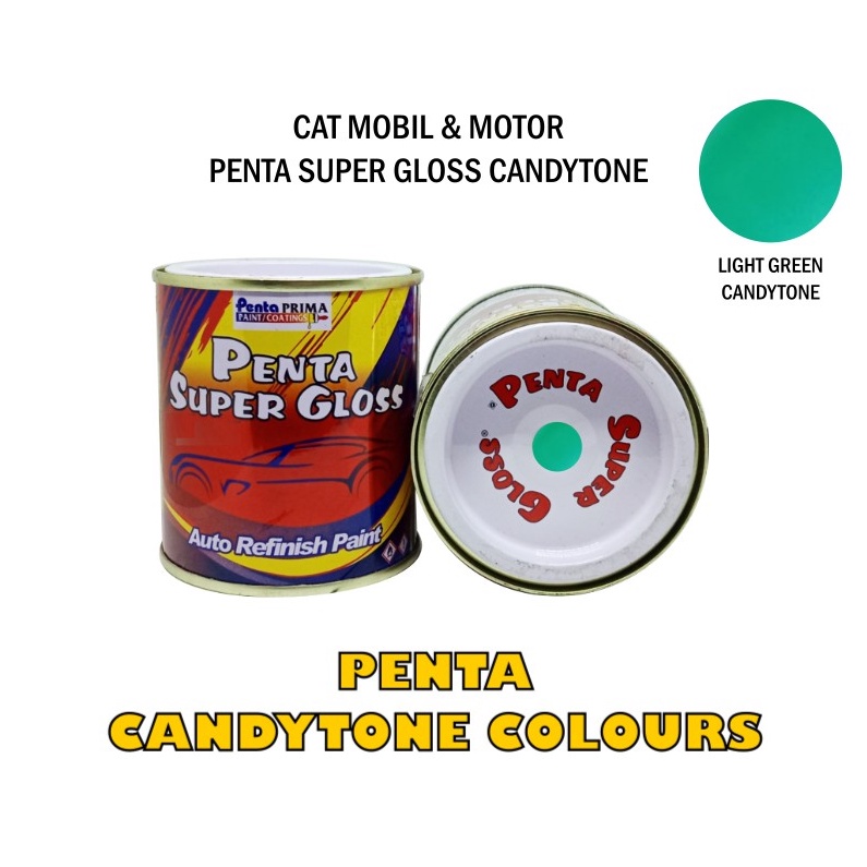 Jual CAT CANDY TONE LIGHT GREEN PENTA 200 gram - cat candy hijau - cat ...