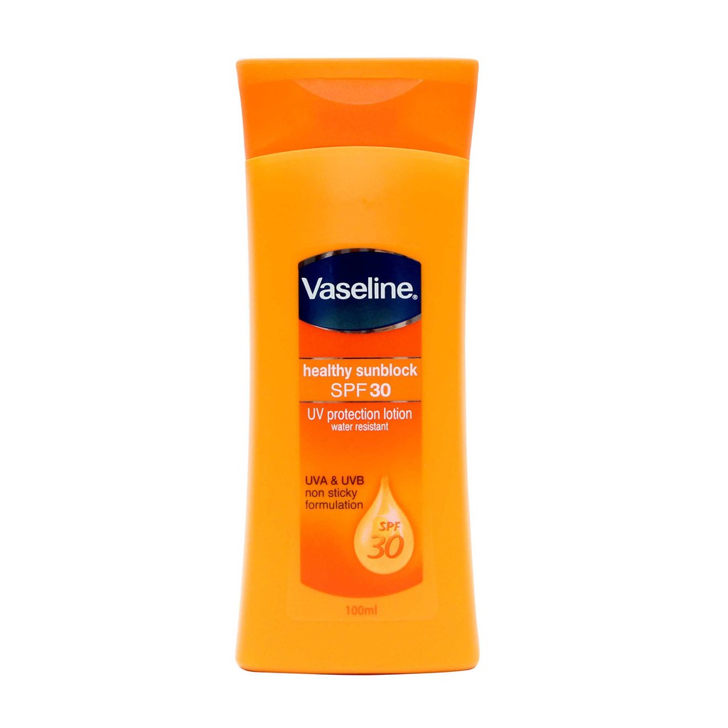 Jual Vaseline Hand Body Lotion Sunblock SPF 30 100ml (321823) | Shopee ...
